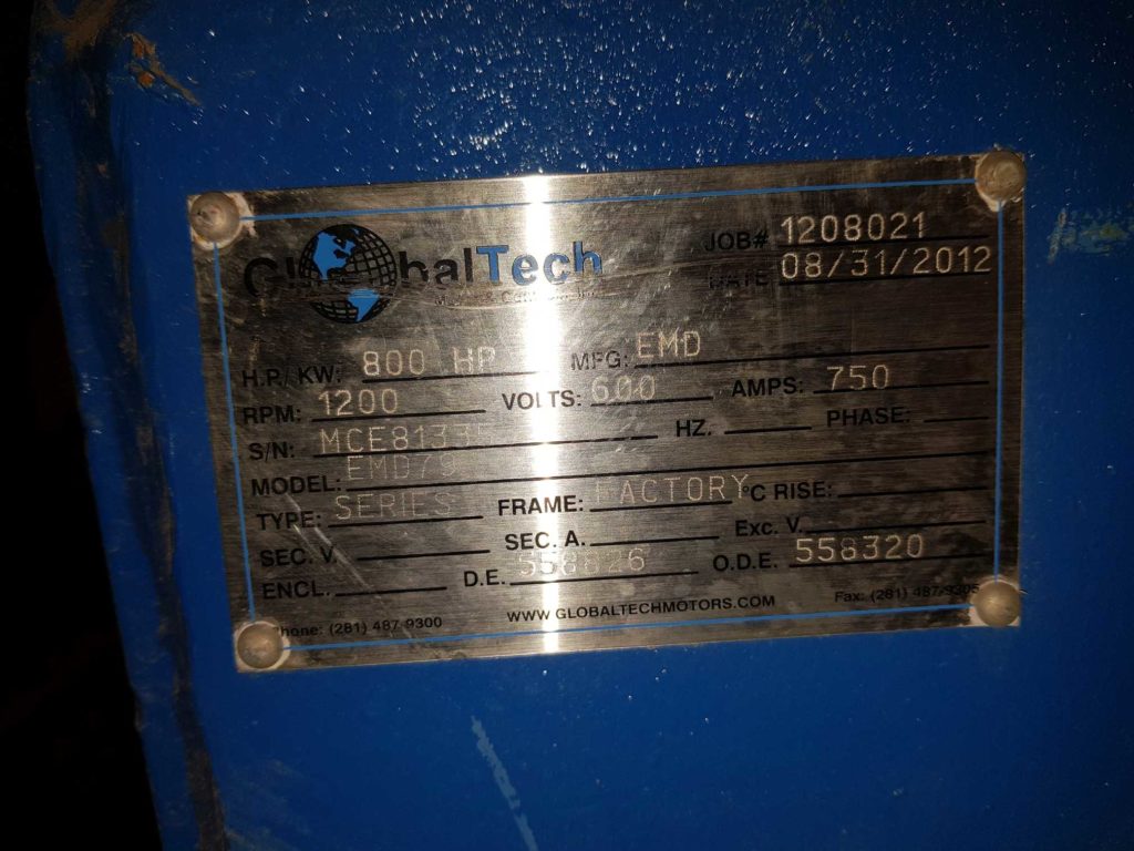 EMD D79 SERIES MOTOR - Maps Offshore Services