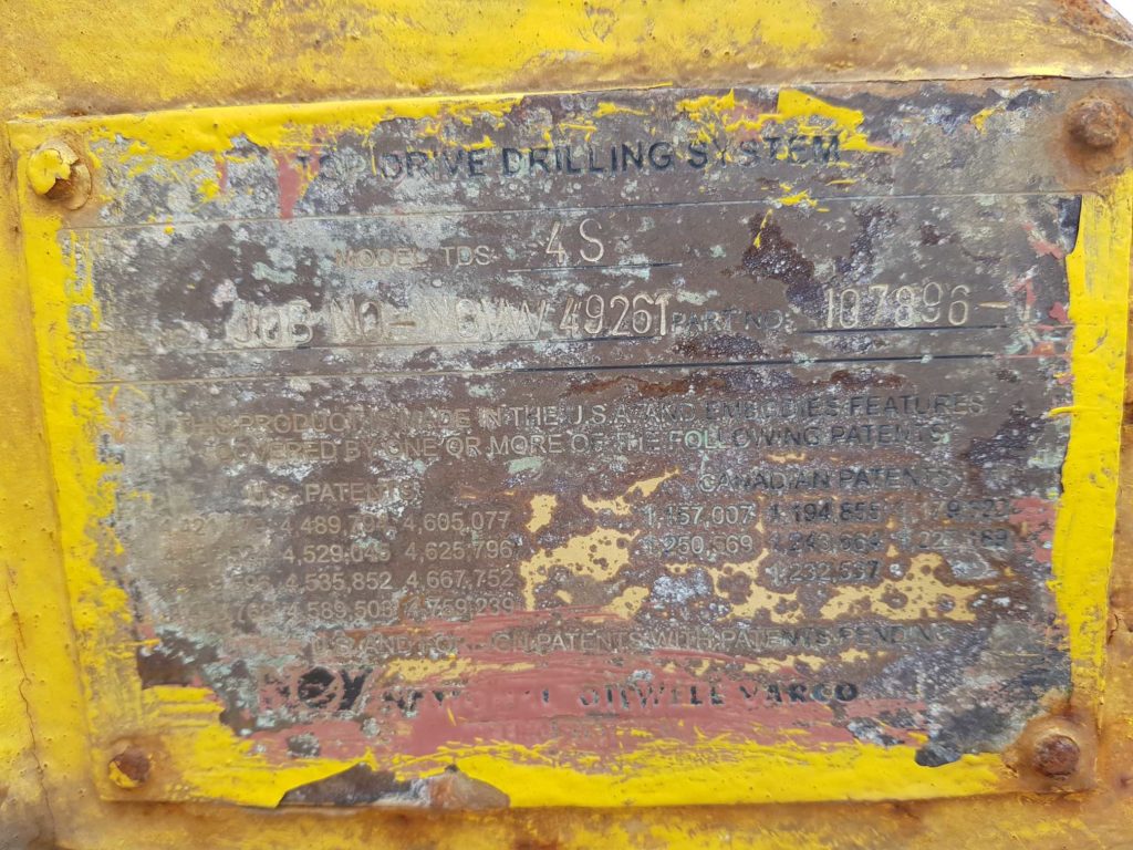 TDS-4S TOP DRIVE - Maps Offshore Services
