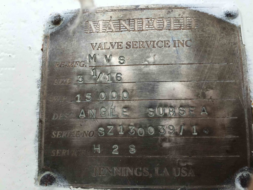 NOV FAILSAFE VALVES 3-1/16" 15K - Maps Offshore Services