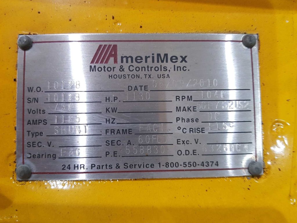 GE752 SHUNT MOTOR - Maps Offshore Services