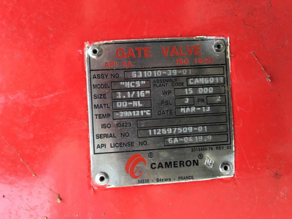 3-15M MCS C&K HYDRAULIC VALVES - Maps Offshore Services