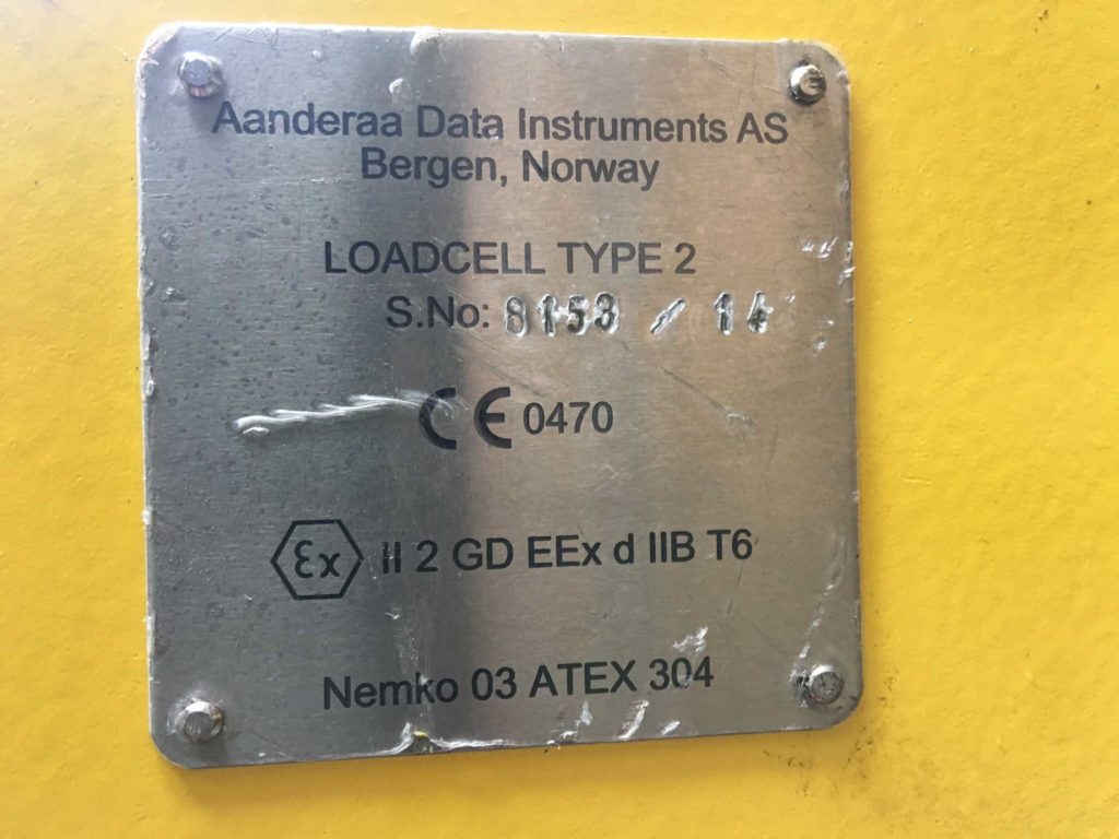 MAIN HOIST LOAD SENSOR - Maps Offshore Services