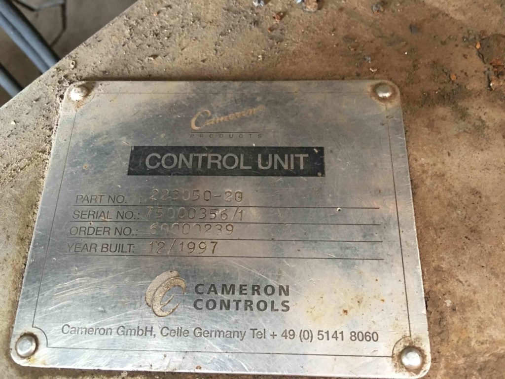 CAMERON MUX BOP PODS - Maps Offshore Services