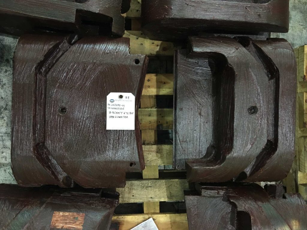 UPPER & LOWER SHEAR BLIND RAM BLOCK 18-3/4" 10K/15K T/TL BOP - Maps ...