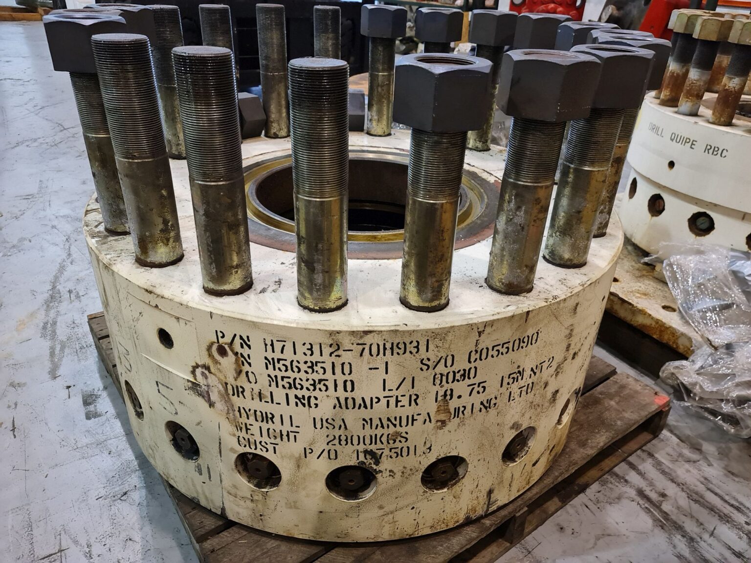 18-15K NT2 CONNECTOR W TEST STUMP & ADAPTER - Maps Offshore Services