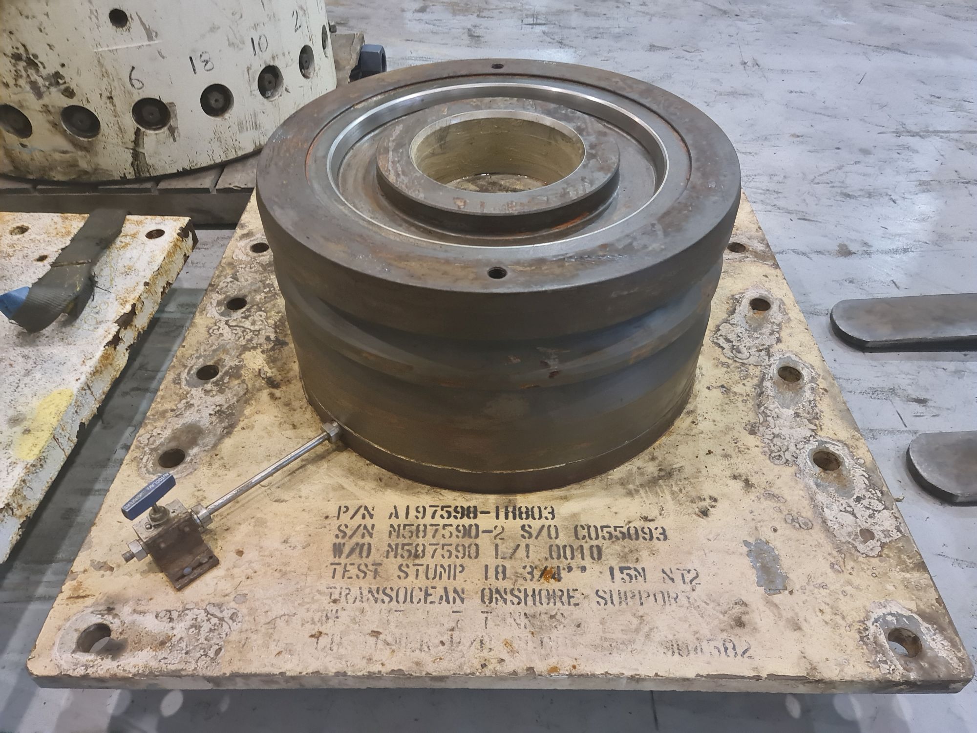 18-15K NT2 CONNECTOR W TEST STUMP & ADAPTER - Maps Offshore Services